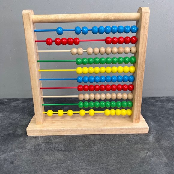 Melissa & Doug | Toys | Melissa Doug Abacus Wooden 0 Bead Slide ...
